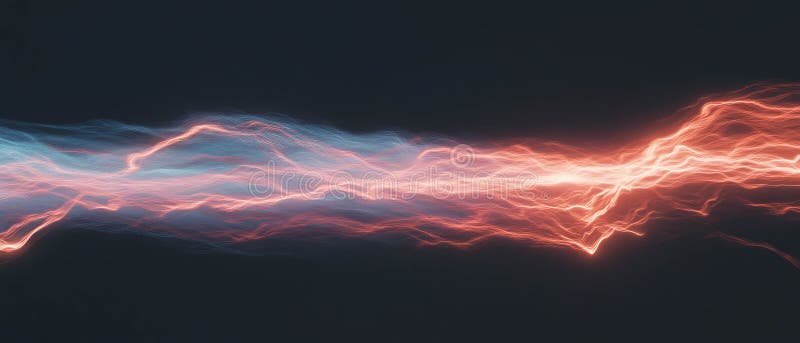 Dynamic Lightning Texture with Light Trails and Motion Blur Against ...