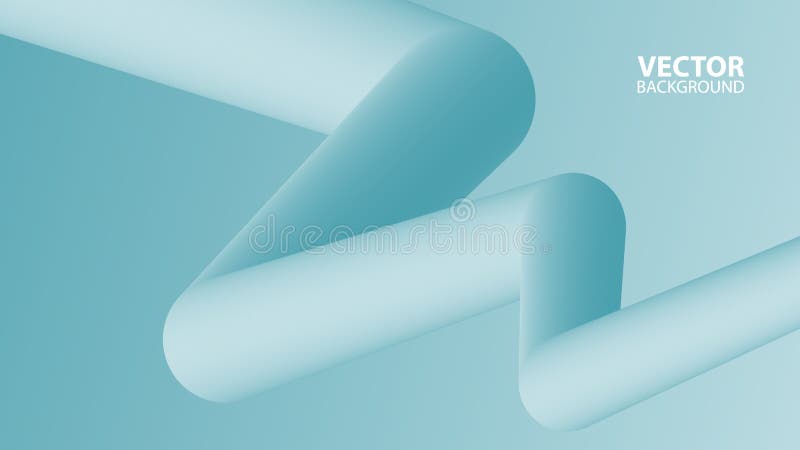 Dynamic Line Background with Blue Soft Gradient. Abstract 3d Shape ...