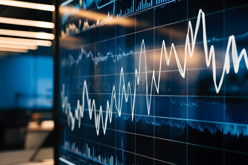 Dynamic Line Graphs on Digital Screen in Professional Setting with ...