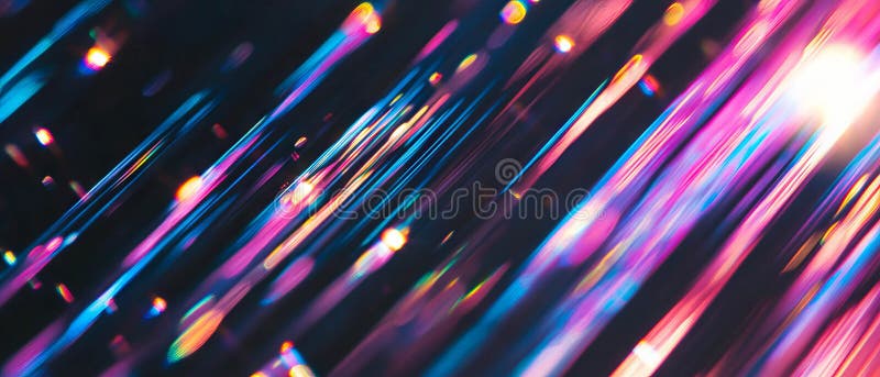 Dynamic Line Texture Overlay with Reflections and Vibrant Colors on a ...