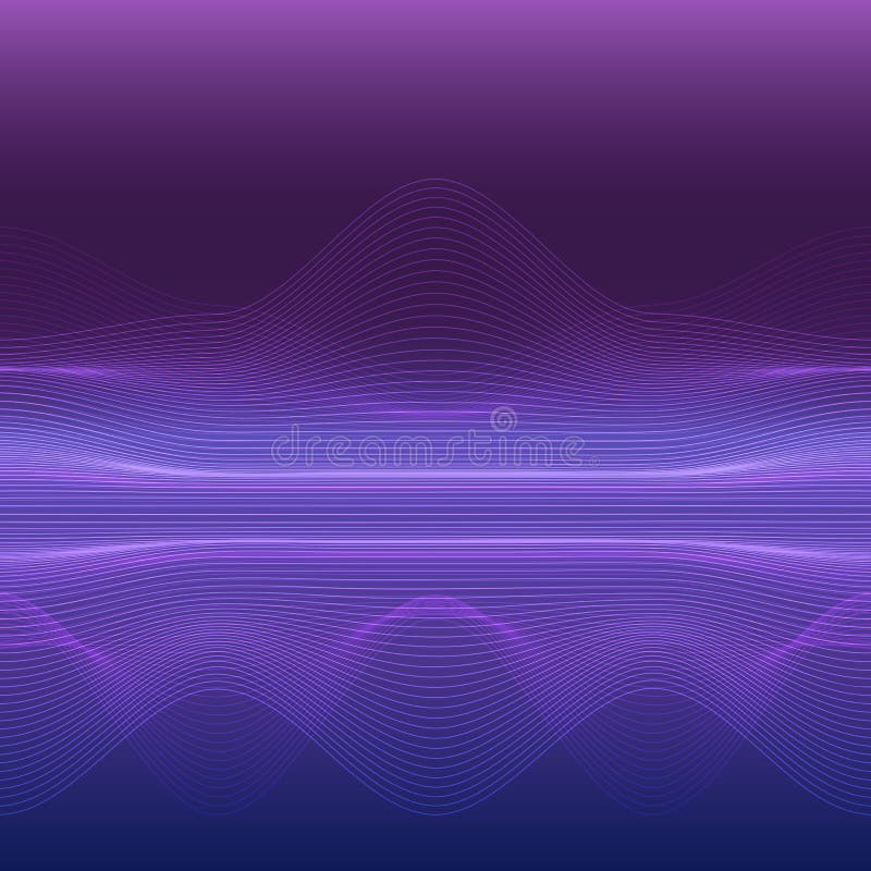 Dynamic Line Wave Abstract Background Stock Vector - Illustration of ...