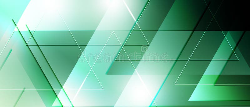 Dynamic Lines Green Abstract Background Stock Illustration ...