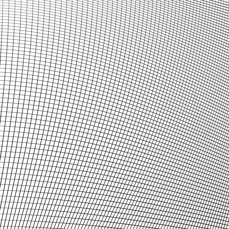 Dynamic Lines Grid. Monochrome Geometric Pattern, Abstract Texture ...