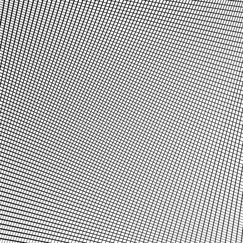 Dynamic Lines Grid. Monochrome Geometric Pattern, Abstract Texture ...