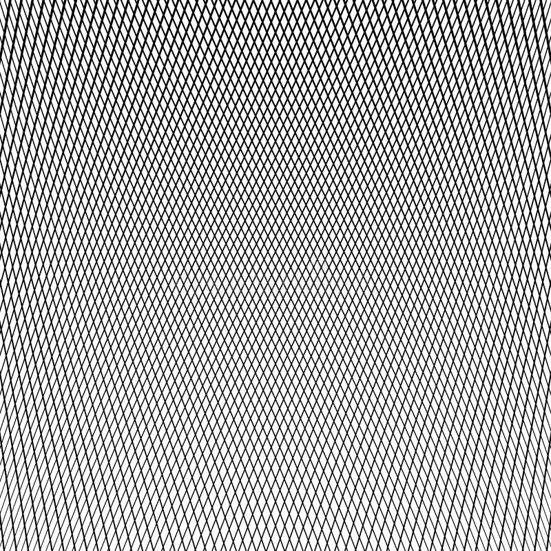 Dynamic Lines Grid. Monochrome Geometric Pattern, Abstract Texture ...