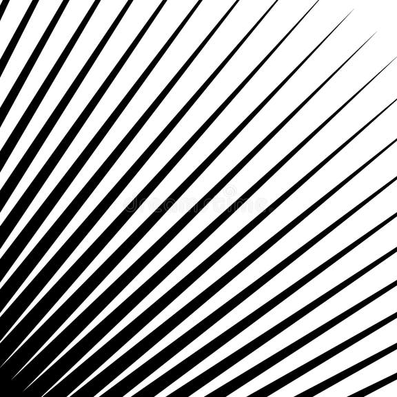 Dynamic Lines Pattern. Comic Lines Spreading from Corner. Starburst, Sunburst, Radial Lines ...