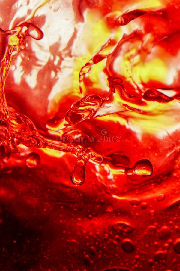 Vibrant Abstract Liquid Art Water Splash with Multicolor Light ...