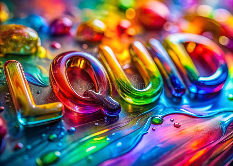 Dynamic Liquid Text Effect for Stunning Headlines Customizable Typography for Graphic Design ...