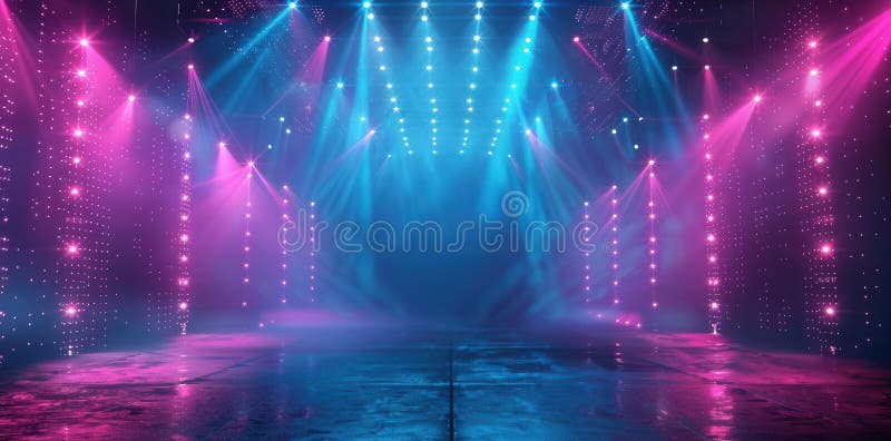 Dynamic Live Streaming Background Images. Modern Technology Concept ...