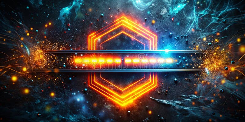 Dynamic Loading Scale Animation a Double Exposure Abstract of ...