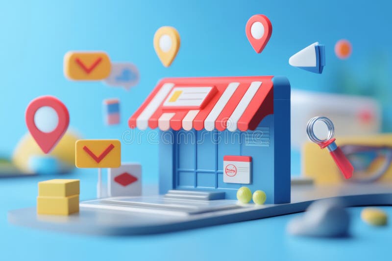 Dynamic Local Search Marketing Concept for Ecommerce Showcasing a ...