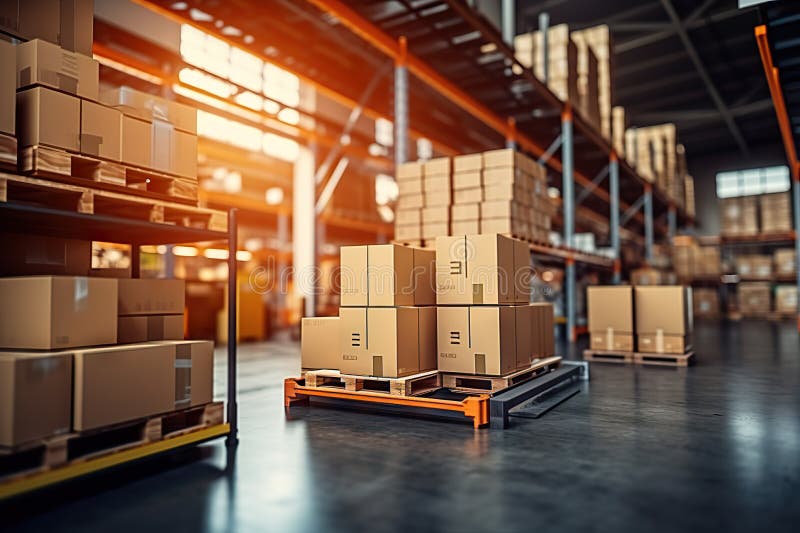 Dynamic Logistics Hub Retail Warehouse & Efficient Product Distribution ...