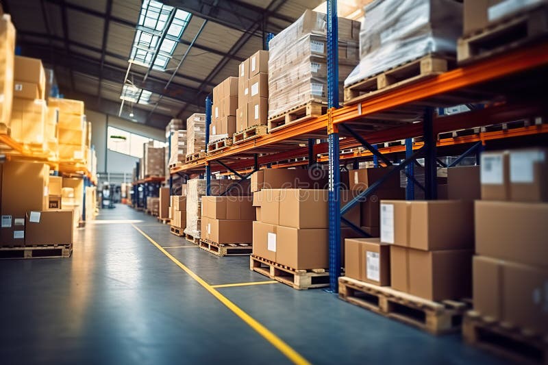 Dynamic Logistics Hub Retail Warehouse & Efficient Product Distribution ...