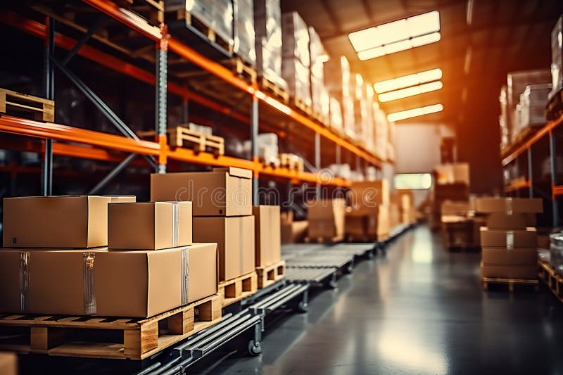 Dynamic Logistics Hub Retail Warehouse & Efficient Product Distribution ...