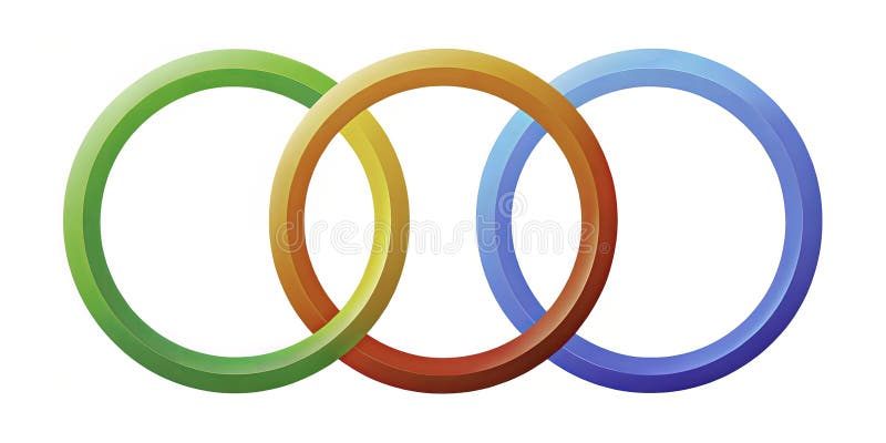 Modern Interconnected Circles Logo Design: a Creative Symbol for Brand ...