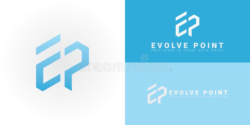 The Dynamic Logo Design Creatively Integrates the Initials EP into a ...