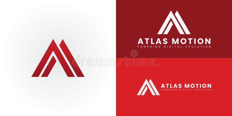 The Dynamic Logo Design Features the Initials am Creatively Integrated ...