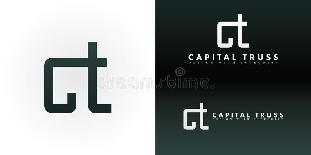 The Dynamic Logo Design Features the Initials CT Elegantly Intertwined ...