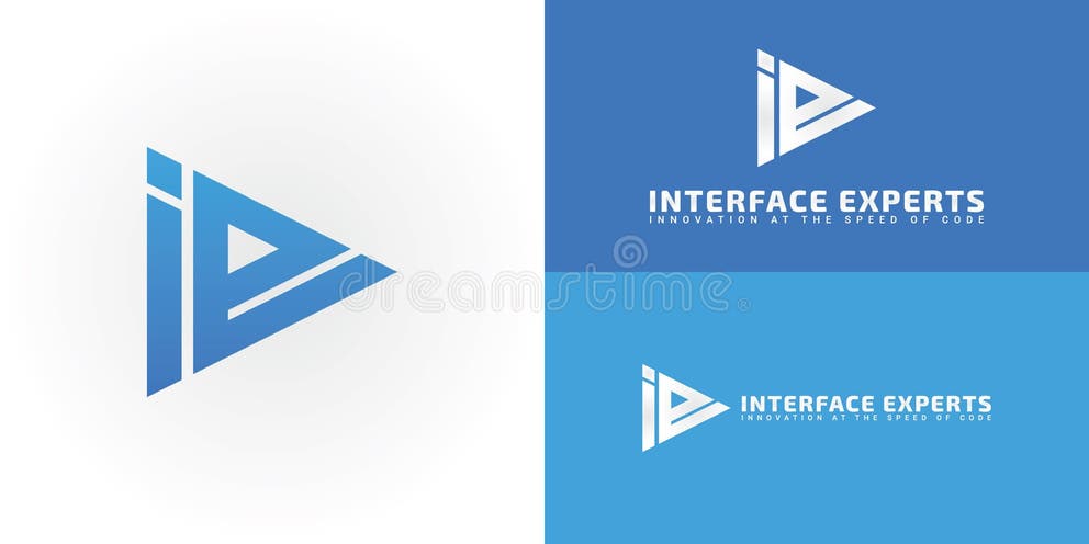 The Dynamic Logo Design Features the Initials IE Seamlessly Integrated ...