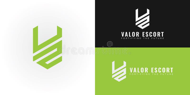 The Dynamic Logo Design Features the Initials VE Creatively Integrated ...