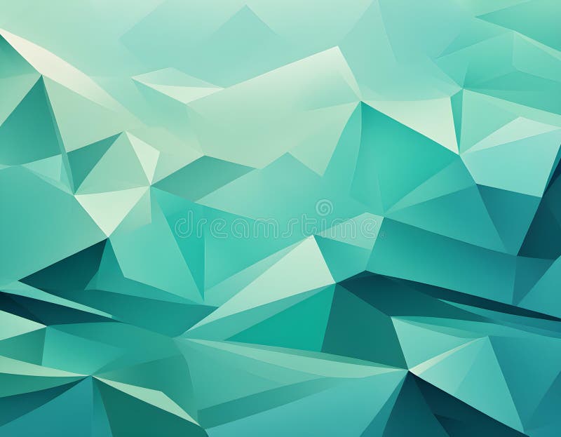 A Dynamic Low-poly Geometric Abstract Composition, Featuring ...