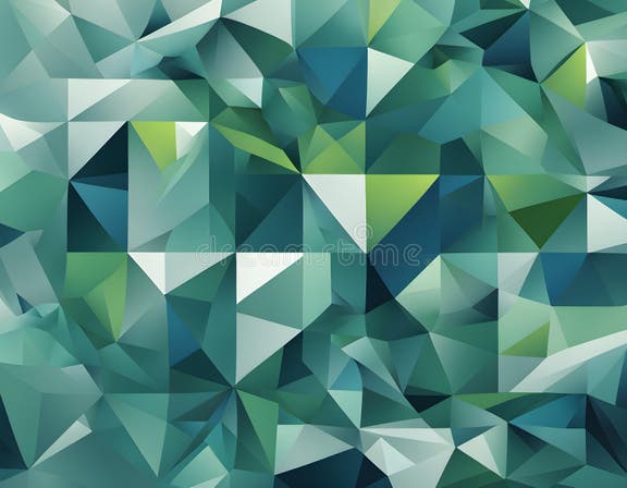 A Dynamic, Low-poly Geometric Composition that Exudes a Sense of ...