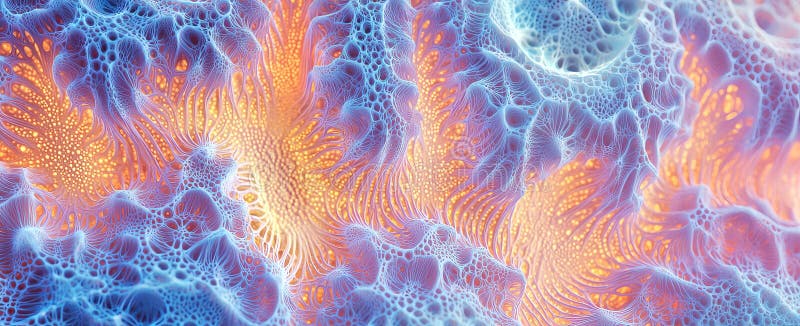 A Dynamic Macro Shot of Coral Reefs Revealing Complex Patterns and ...