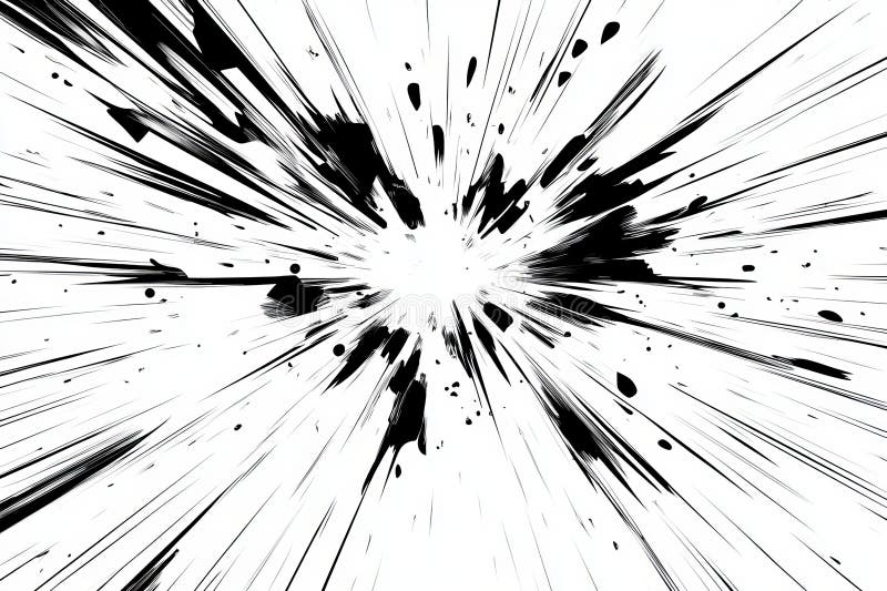Dynamic Manga Motion Effects with Comic-style and Explosive Bursts on a ...