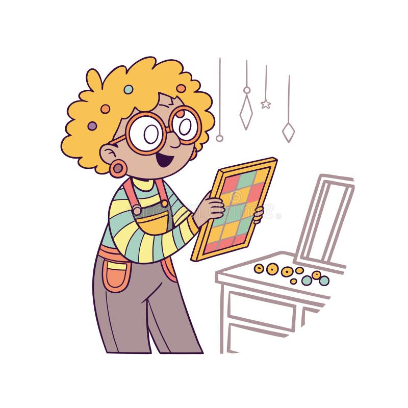 Dynamic Marigold the Mirror Maker Character Stock Vector - Illustration ...