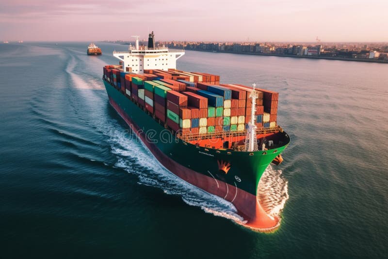 Dynamic Maritime Operations, Container Ship Handles Import-export ...