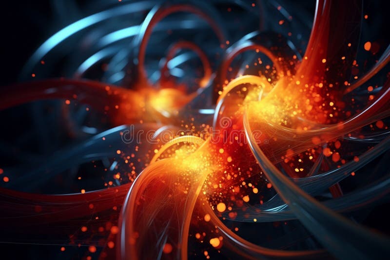 Dynamic Mathematical Equations Converging To Stock Illustration ...