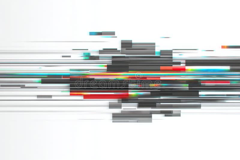 Dynamic Matrix Pattern with Digital Glitch Aesthetic and Modern Noise Background for Design ...