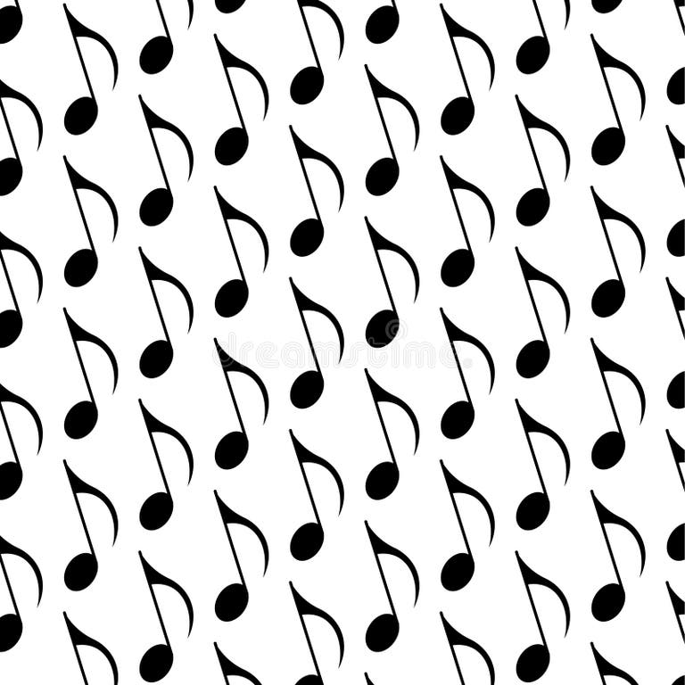 Dynamic Melody: Repeating Eighth Note Music Background Design Stock ...