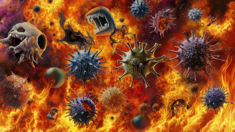 A Dynamic Mess of Minuscule Creatures, Swirling and Clashing in an ...