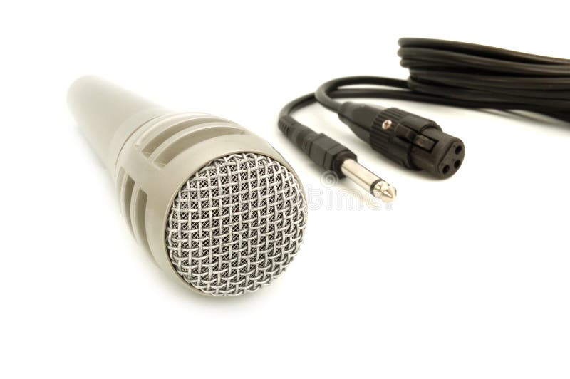 Dynamic microphone stock image. Image of entertainment - 7106759