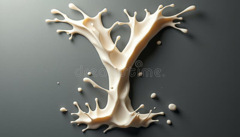 Dynamic Milk Splash Forming Letter Y Stock Photos - Free & Royalty-Free ...