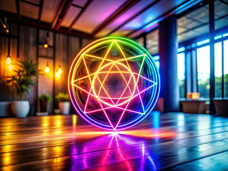 Dynamic Minimalist Energy Symbol a Glowing Abstract Design for Modern ...