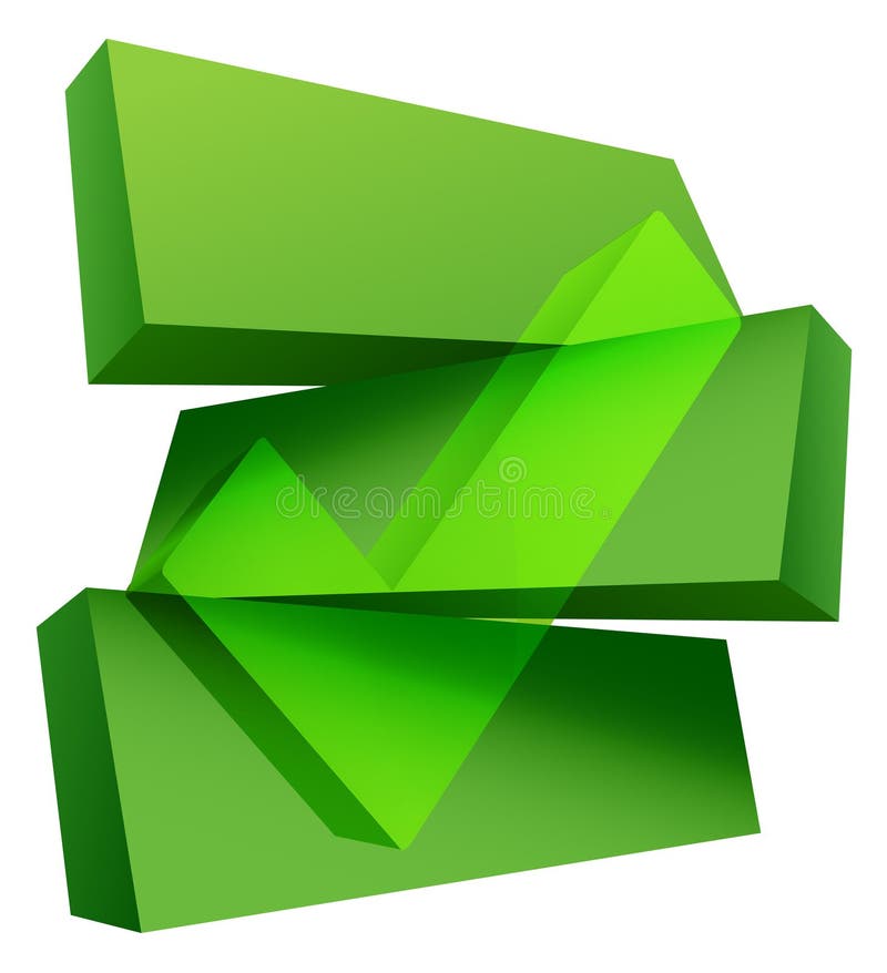 A Dynamic and Modern 3D Illustration Stock Illustration - Illustration ...