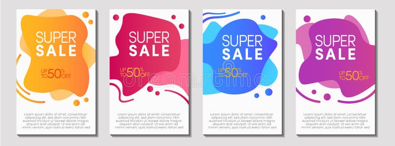 Dynamic Modern Fluid Mobile for Sale Banner, Sale Banner Template ...