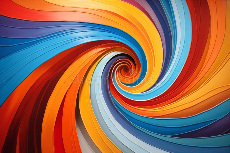 Whirling Patterns of Vibrant Colors Mesmerize As they Spin Outward ...