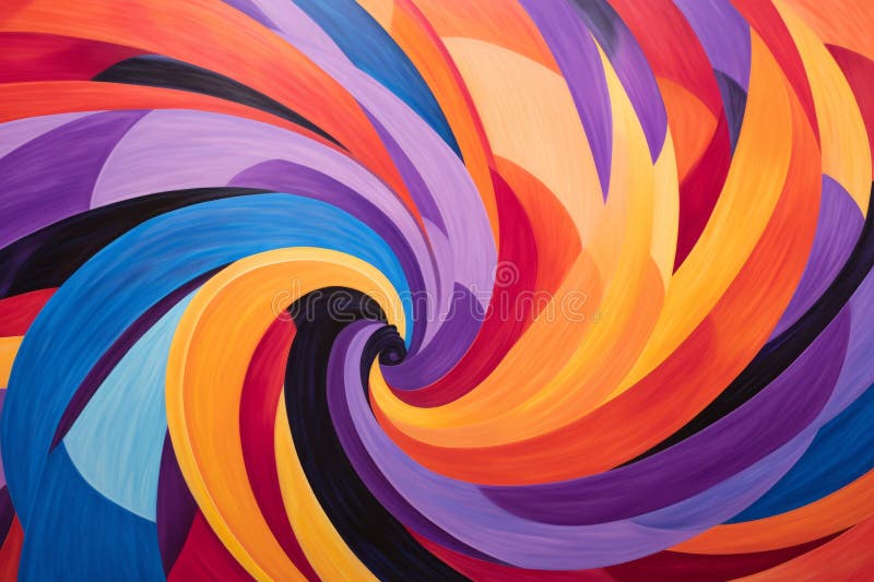 Whirling Patterns of Vibrant Colors Mesmerize As they Spin Outward ...