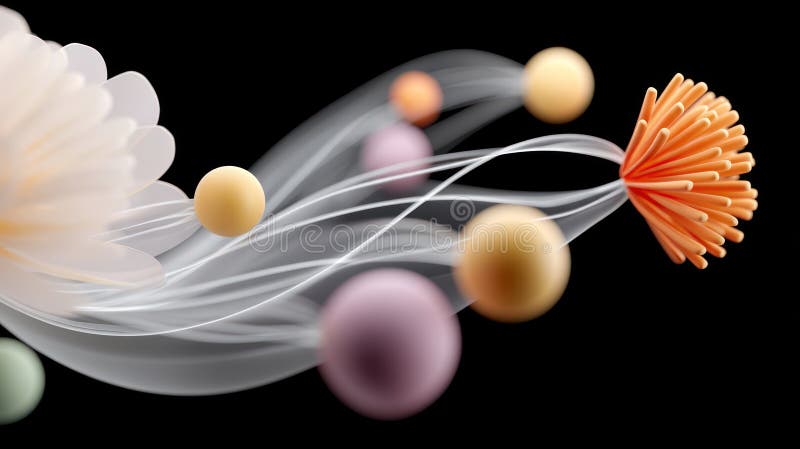 Dynamic Molecular Flower Structure with Soft Flowing Energy Particles ...