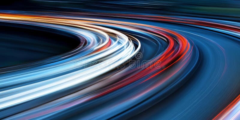 Dynamic Motion Abstract Art an Artistic Journey through Light, Speed ...