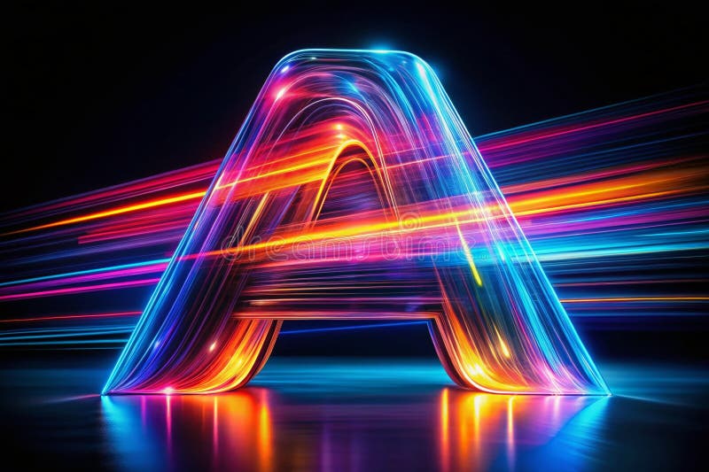 Dynamic Motion Alphabet Font for Typography Design Express Speed and ...