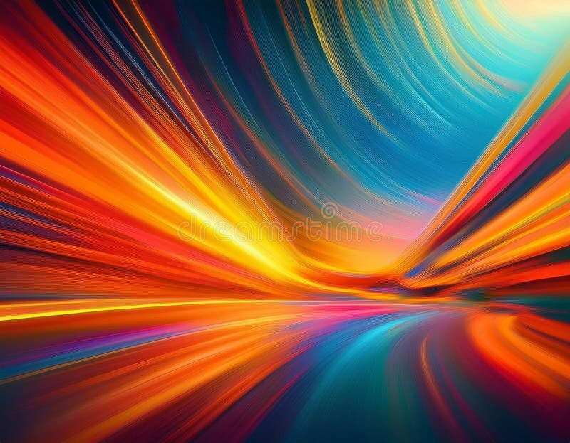 Dynamic Motion Blur Abstract Vibrant and Colorful Background Capturing ...