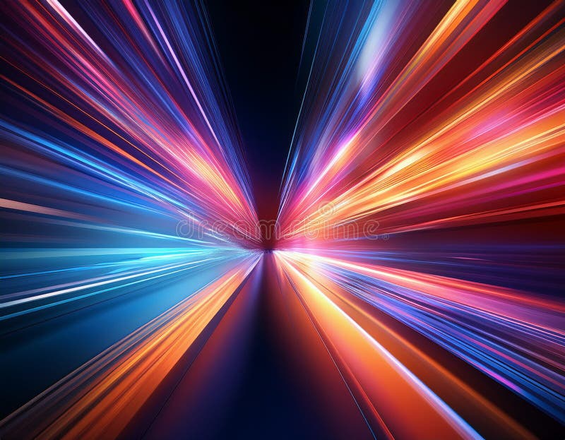 Dynamic Motion Blur Abstract Vibrant and Colorful Background Capturing ...