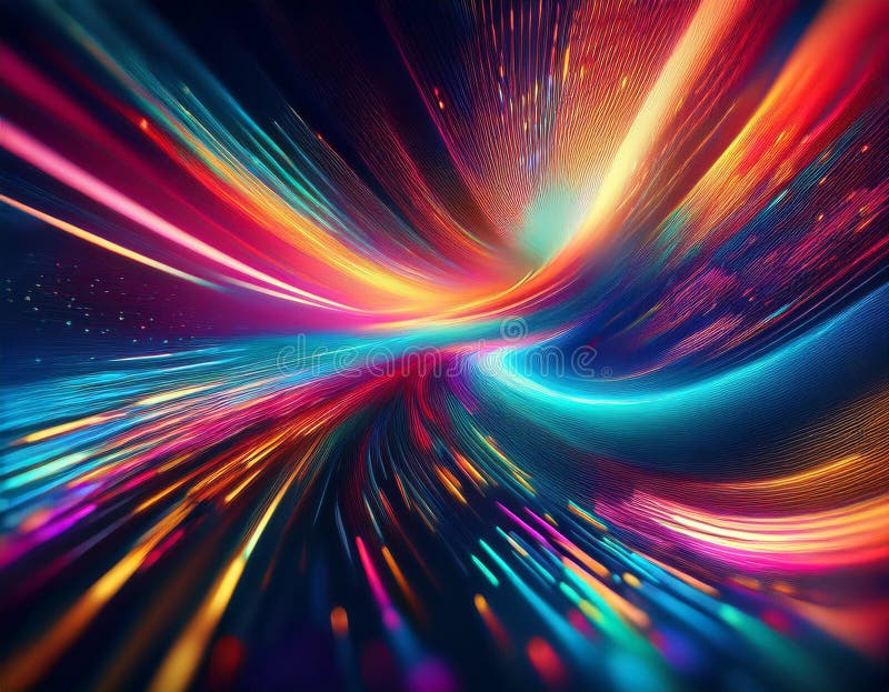 Dynamic Motion Blur Abstract Vibrant and Colorful Background Capturing ...