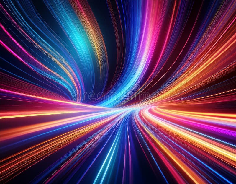 Dynamic Motion Blur Abstract Vibrant and Colorful Background Capturing ...