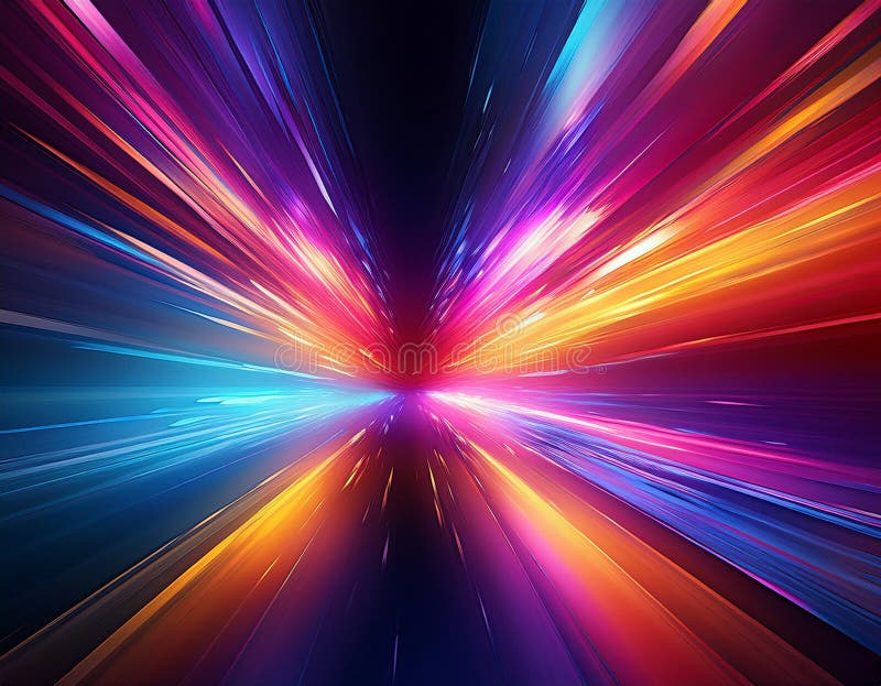 Dynamic Motion Blur Abstract Vibrant and Colorful Background Capturing ...