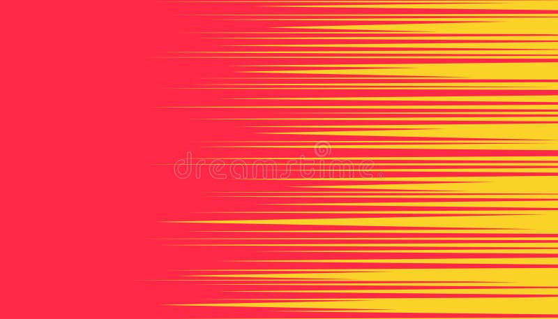 Dynamic Motion Burst with Pop Art Energy. Vibrant Red and Yellow Speed ...